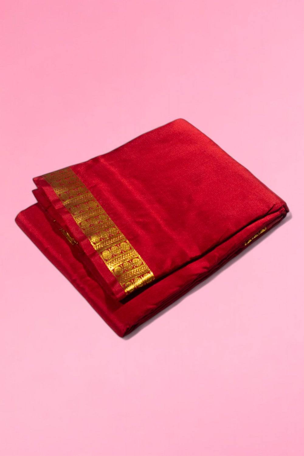 Kanchipuram Silk Plain Maroon Dhoti With Kanduva | Kankatala