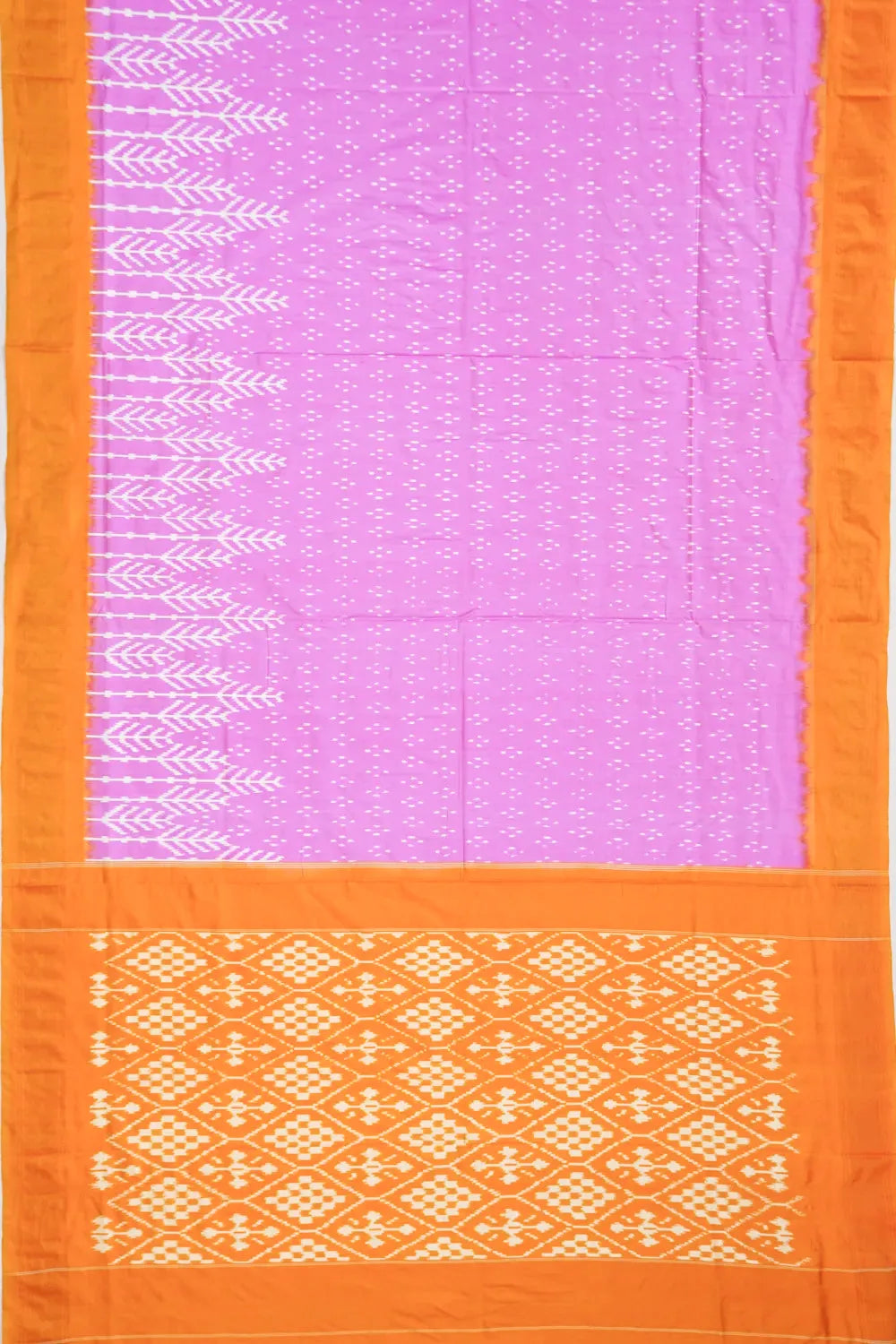 Pochampally Silk Ikat Pink Saree | Kankatala